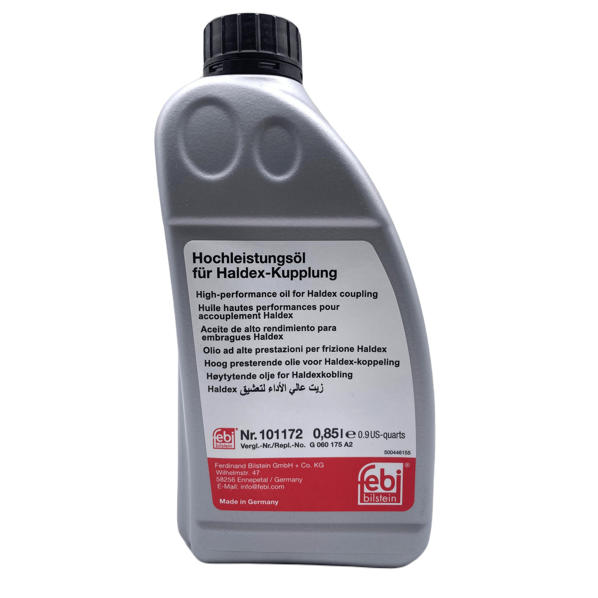 Febi Bilstein Haldex Oil 101172 – Gen 2 3 4 5 AWD Couplings – Eco Torque